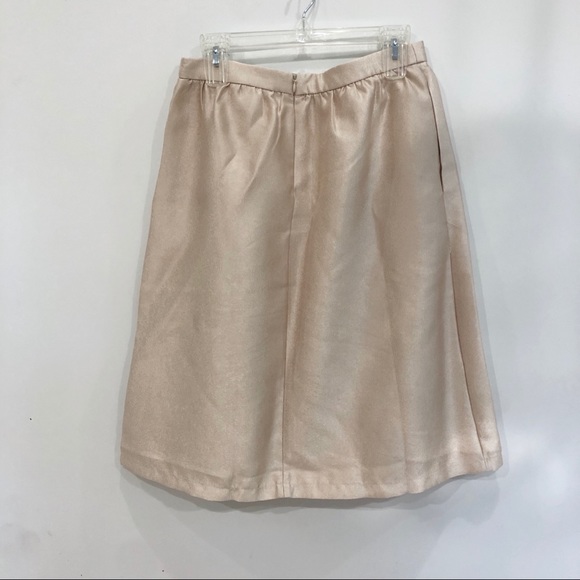 Forever 21 | Skirts | Shiny Beige Skirt Forever 2 Contemporary | Poshmark